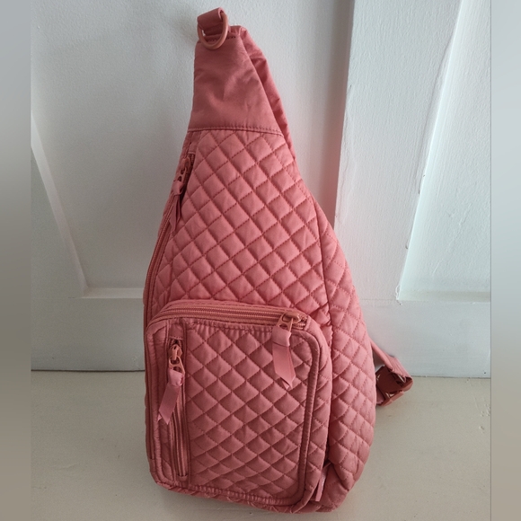 Vera Bradley | Bags | Vera Bradley Terra Cotta Rose Quilted Sling ...